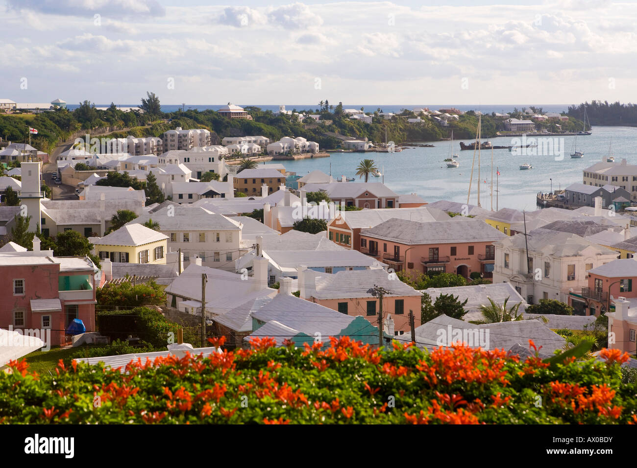 Bermuda, St. George's Parish, St. George and St. George's harbour ...