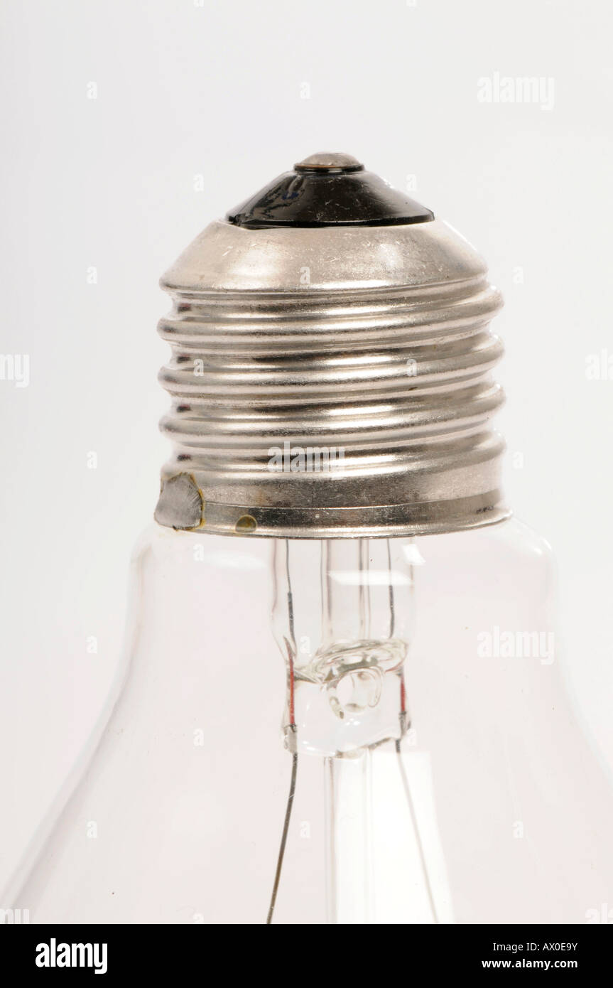 Lightbulb screw fitting Stock Photo - Alamy