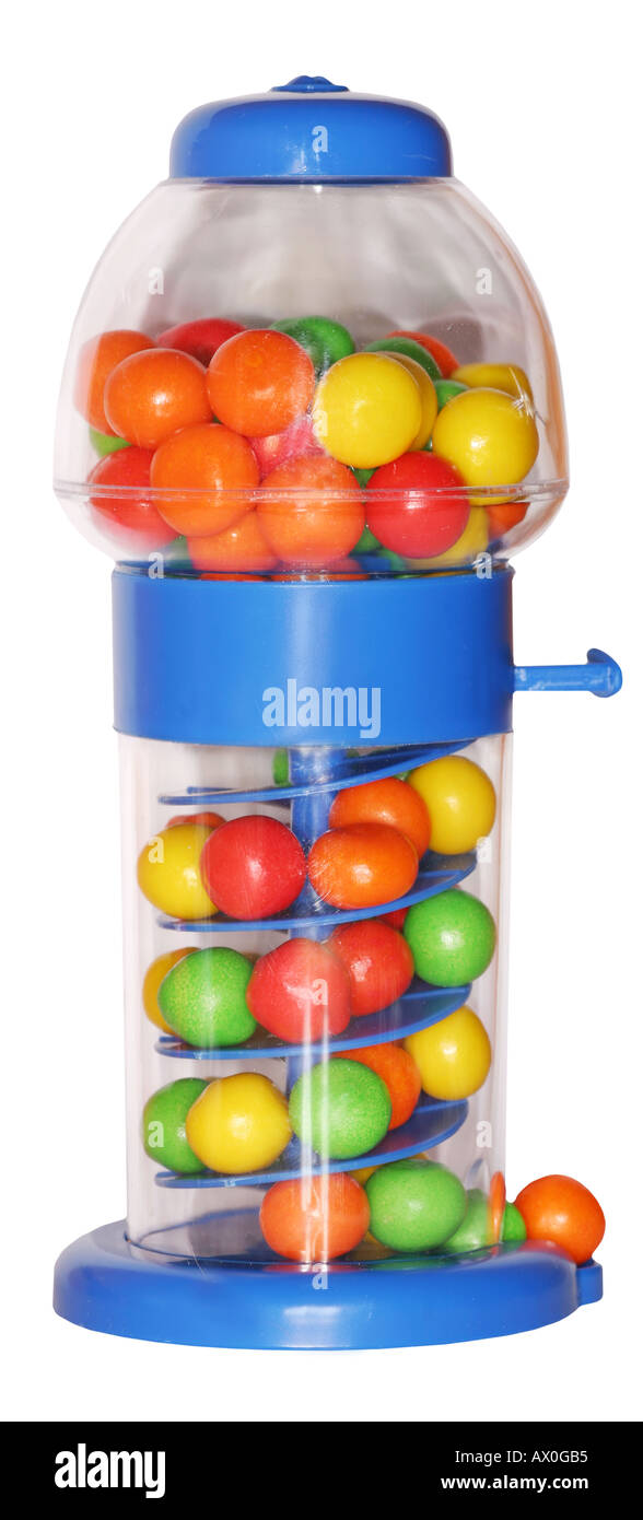 Bubble gum ball machine Stock Photo - Alamy