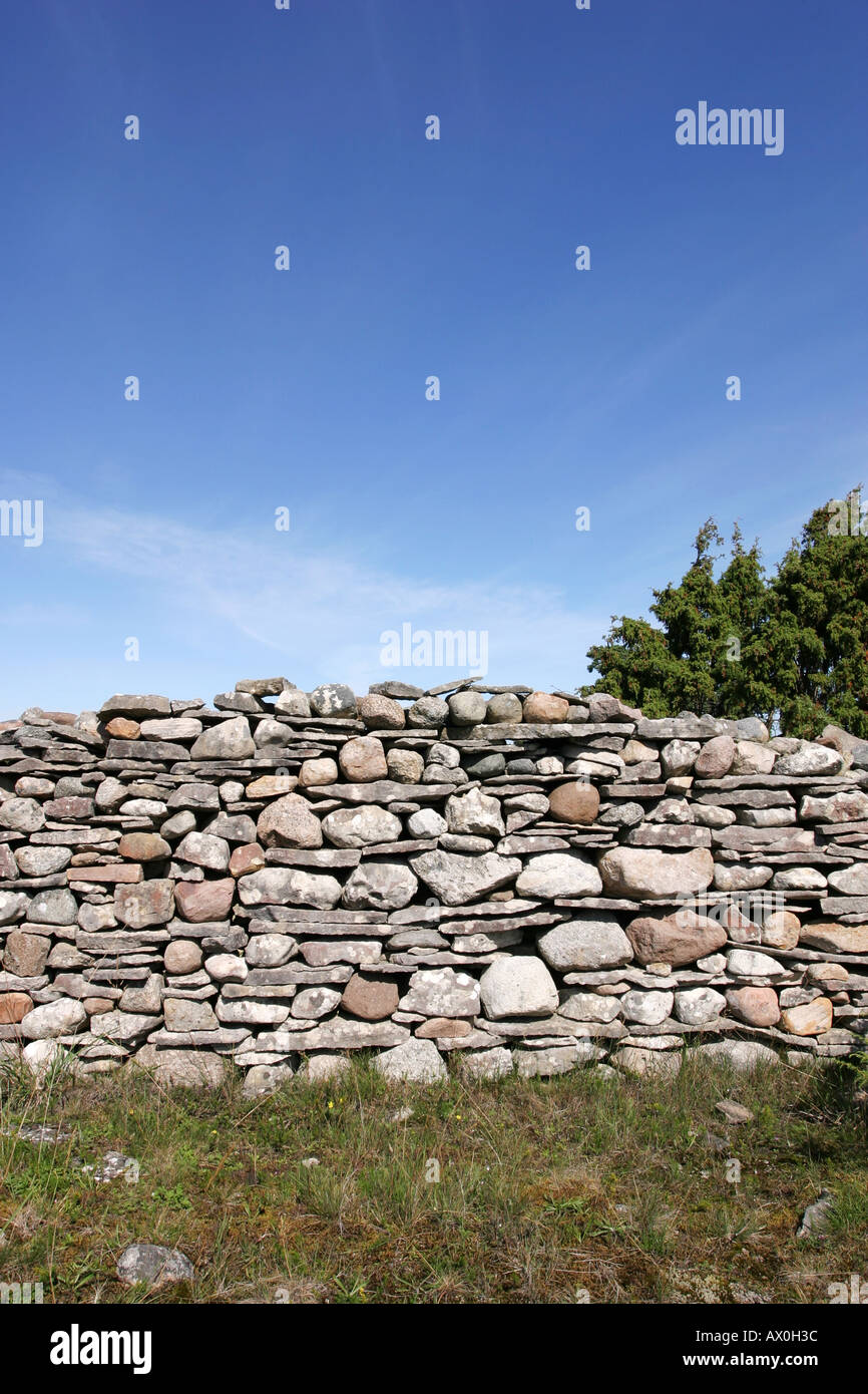 Stone Wall Rounded Stones Stock Photos & Stone Wall Rounded Stones ...