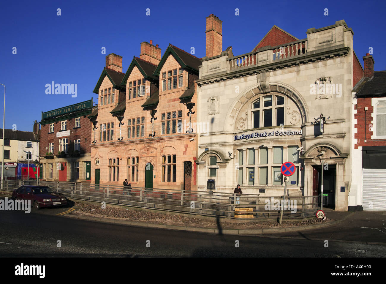 Market Place Middleton with the central building built by Edgar Wood ...