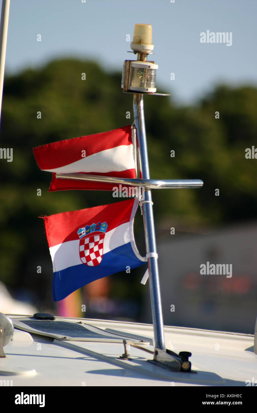 Flags on boat hi-res stock photography and images - Alamy
