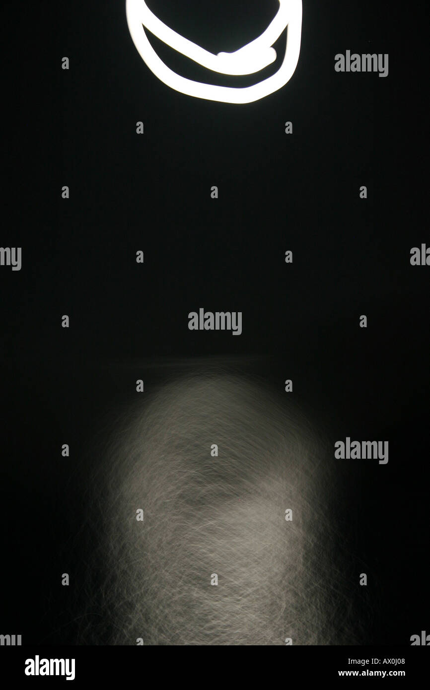 Electric moon shadow reflected on sea at night Stock Photo - Alamy