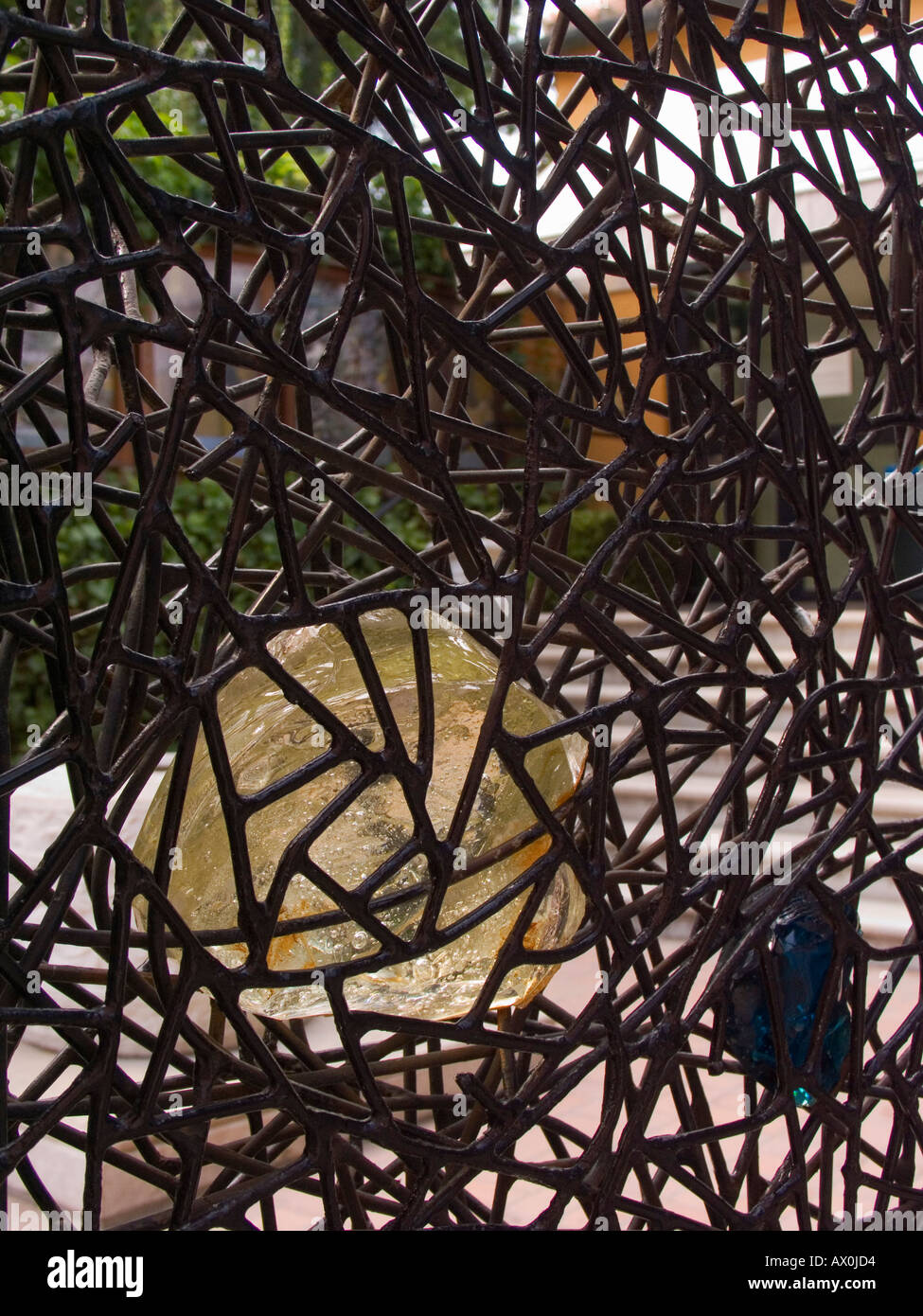 Entrance gate at Guggenheim Museum of Modern Art Venice Italy Stock ...
