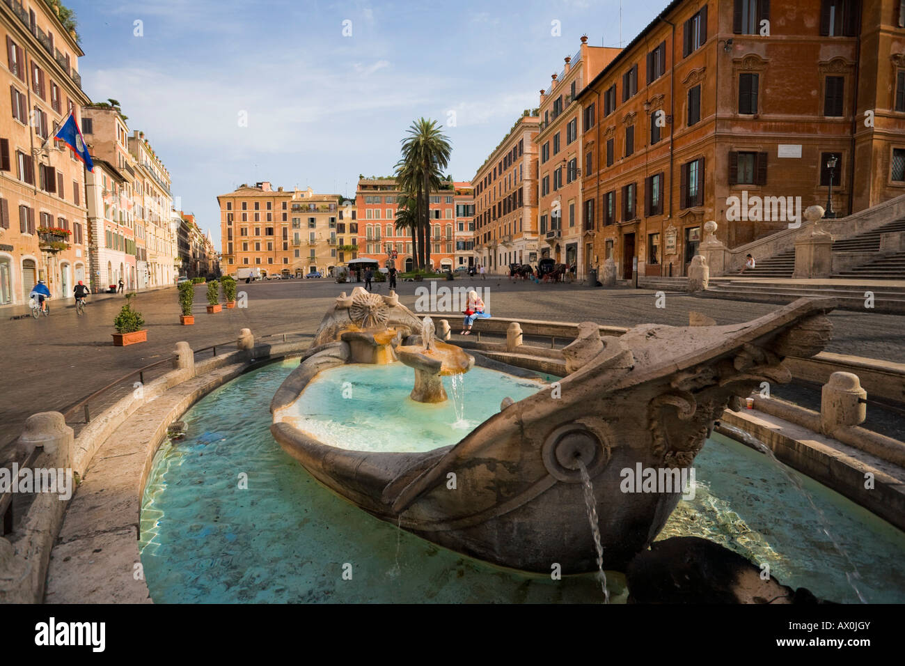 Piazza di Spagna, Rome, Italy Stock Photo - Alamy