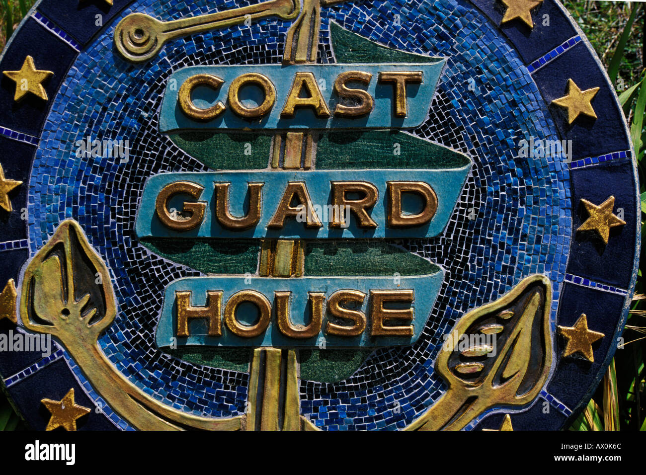 California, Point Arena, Arena Cove, Coast Guard House Stock Photo - Alamy