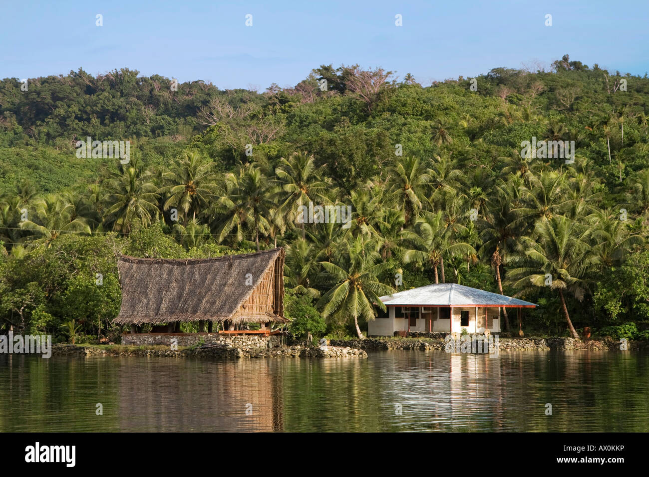 Old Faluw (men's meeting house), Chamorro Bay, Yap, Federated States of ...