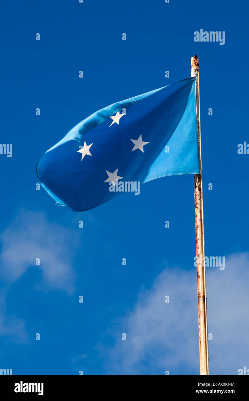 National Flag (each star represents a State), Federated States of ...