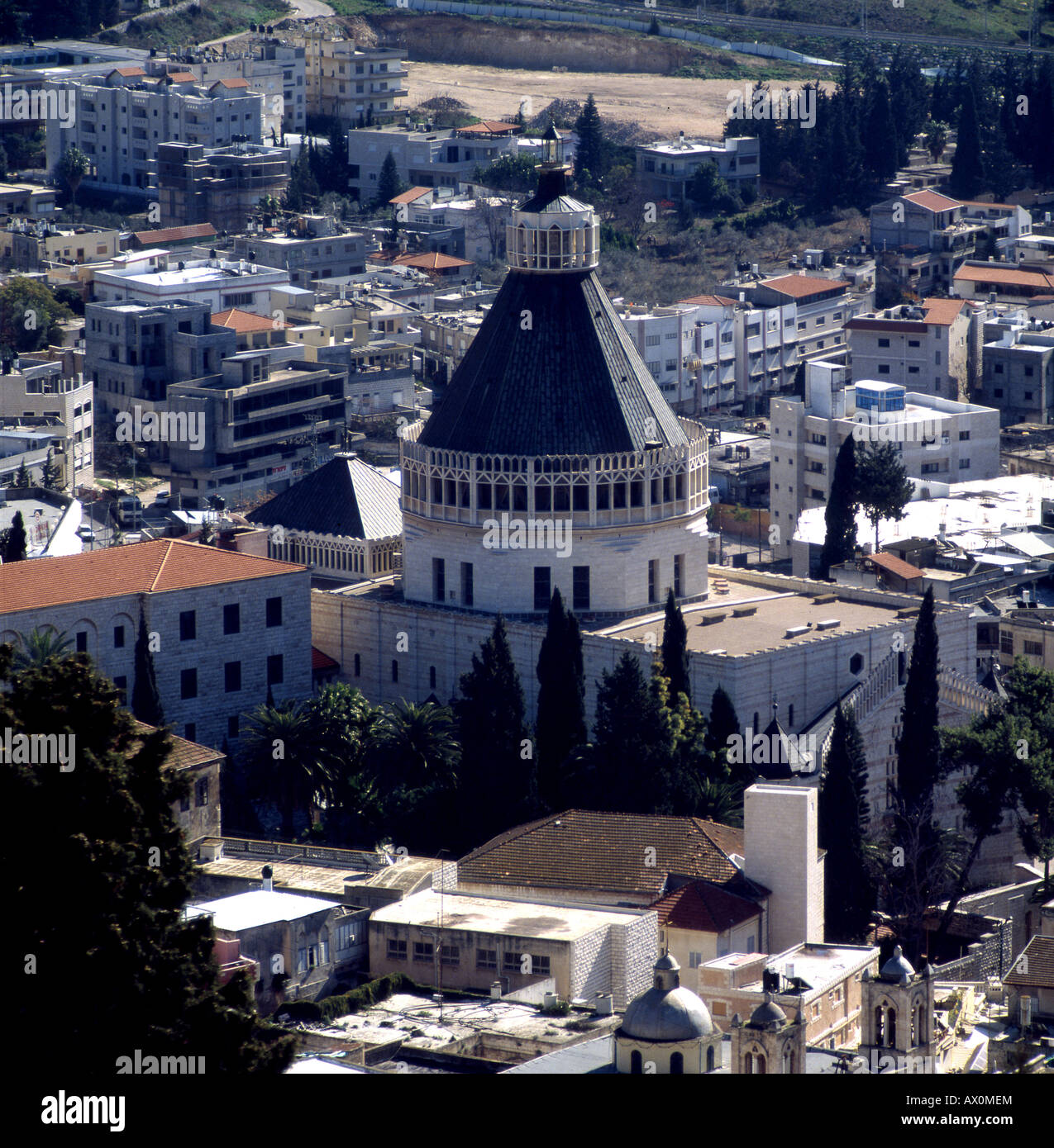 Basilica of the Annunciation,Nazareth israel Stock Photo - Alamy