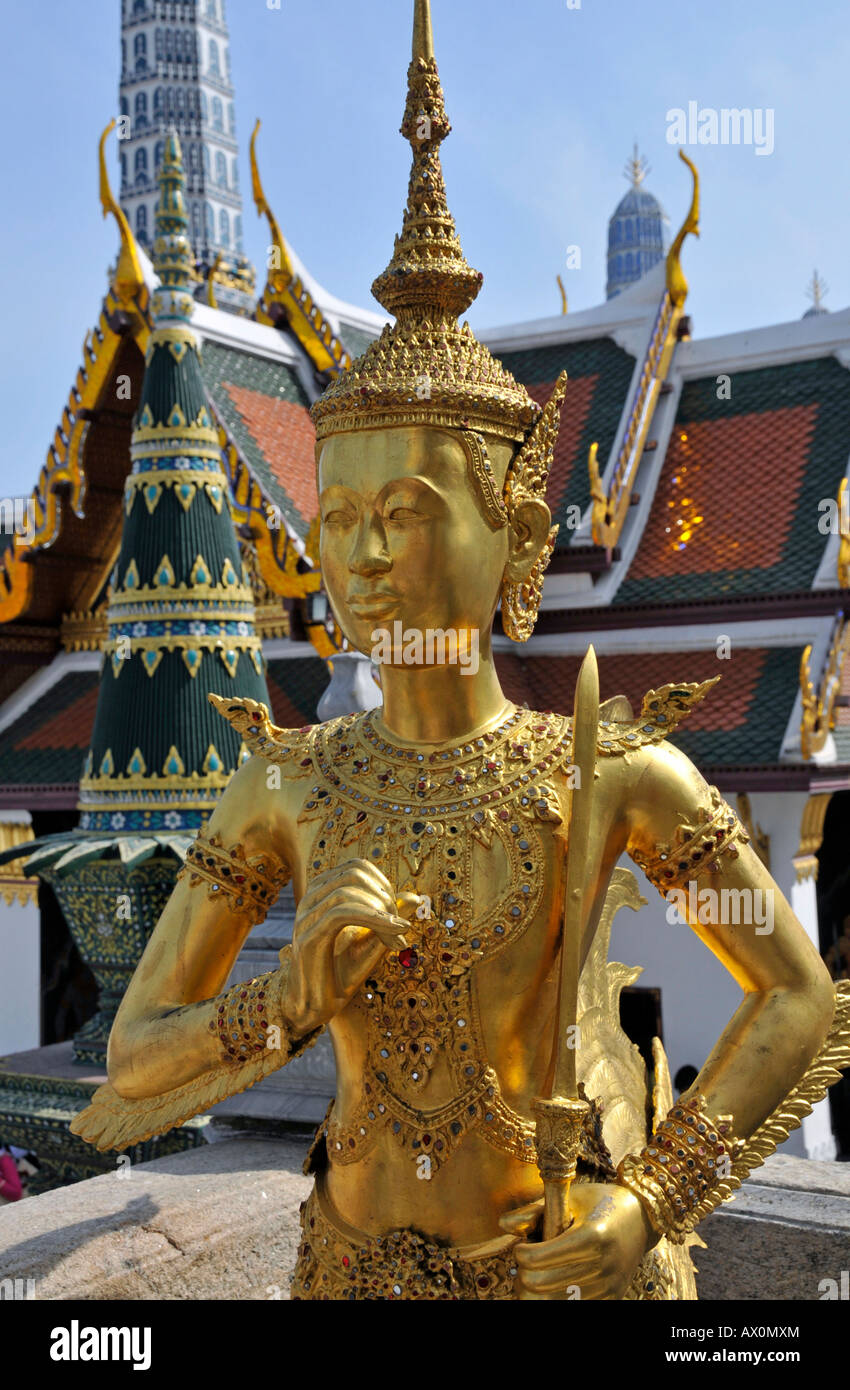 Kinnara (also called Kinnorn), mythological bird creature, Wat Phra ...
