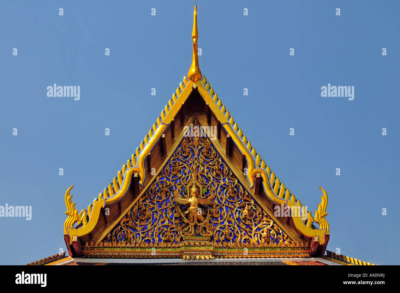 Tympanum with Garuda and Chofah (Sky Tassel) at Prasat Phra Thep Bidon ...