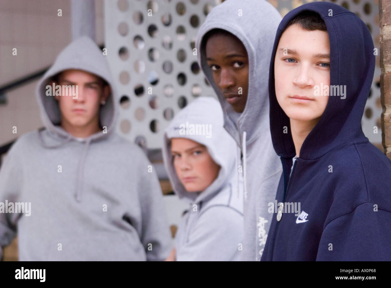 Youth london hoods hi-res stock photography and images - Alamy