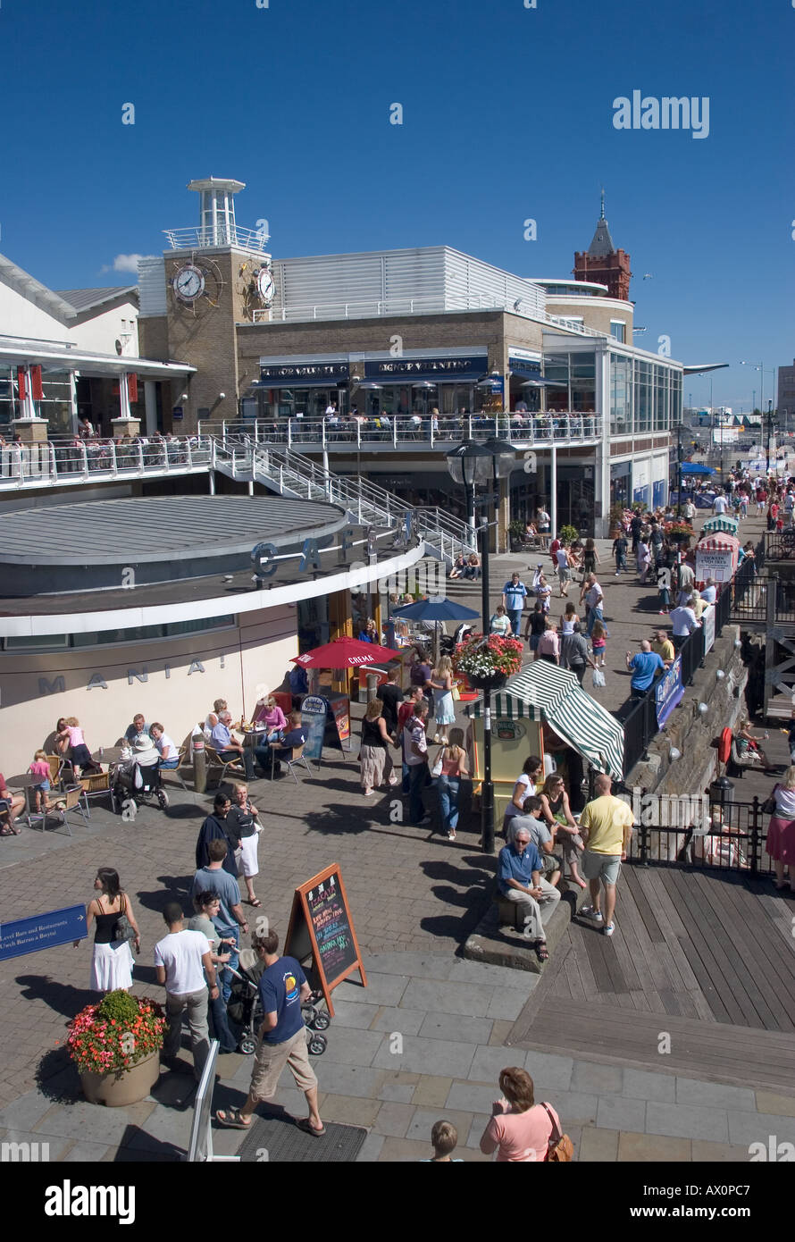Mermaid Quay Cardiff Bay Cardiff Wales Stock Photo - Alamy