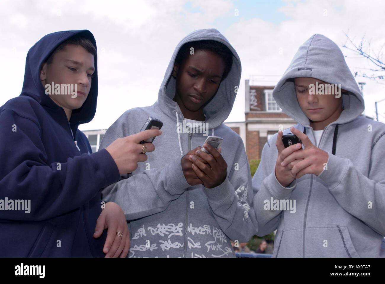 Youth london hoods hi-res stock photography and images - Alamy