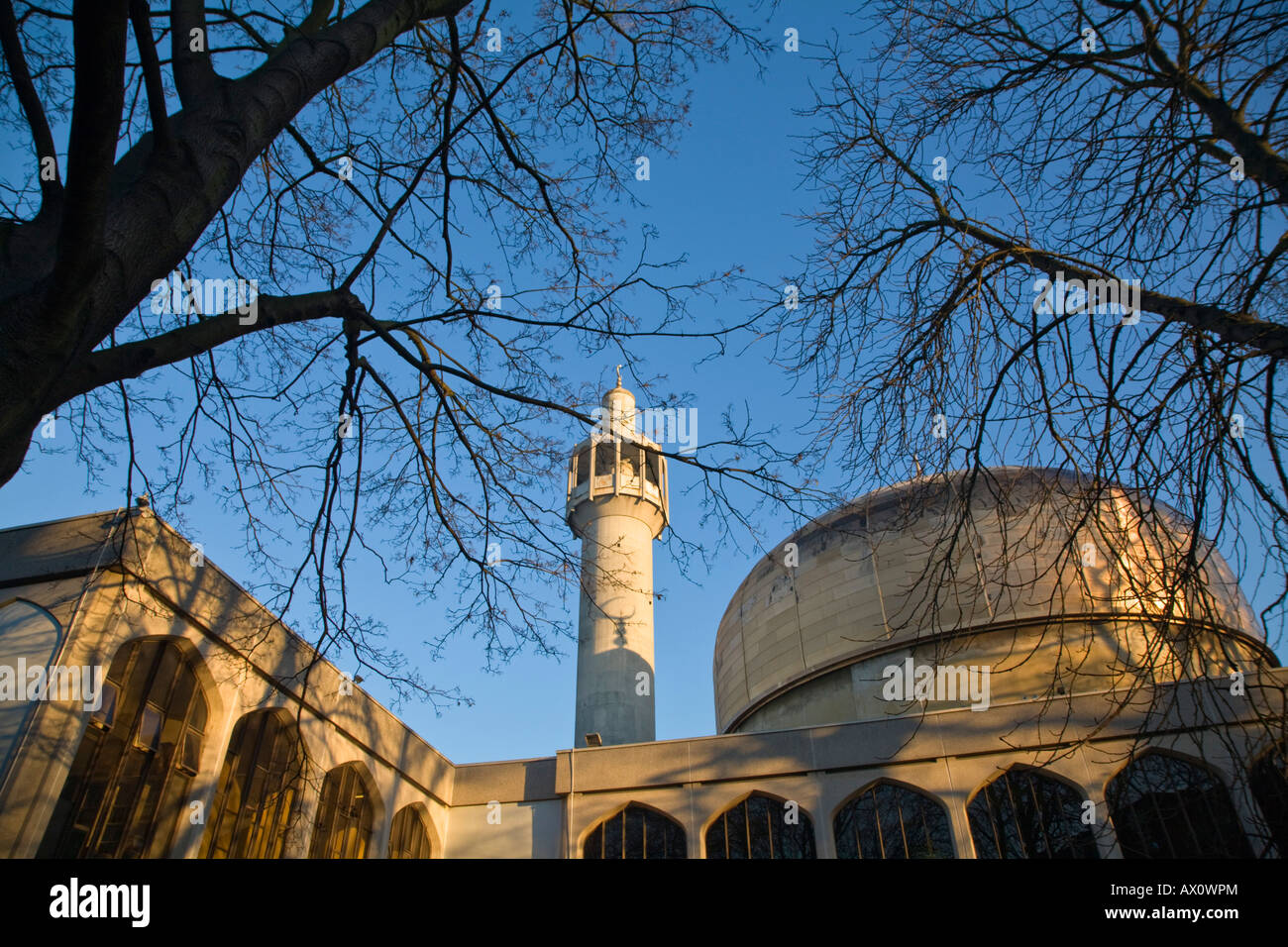 England, London, St John's Wood, Regents Park, London Central Mosque ...