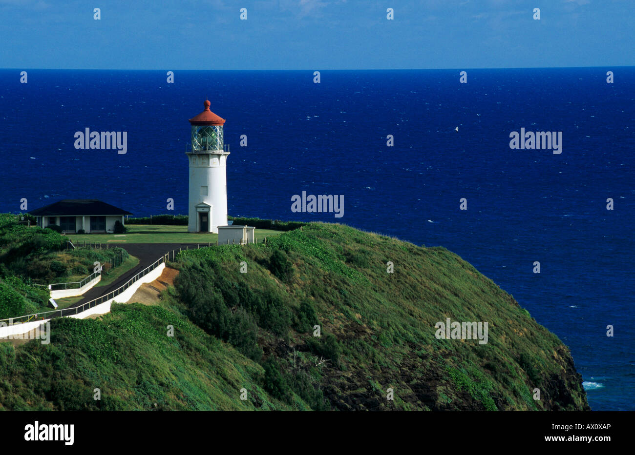Kilauea Lighthouse Kauai Hawaii USA August 1996 Stock Photo - Alamy