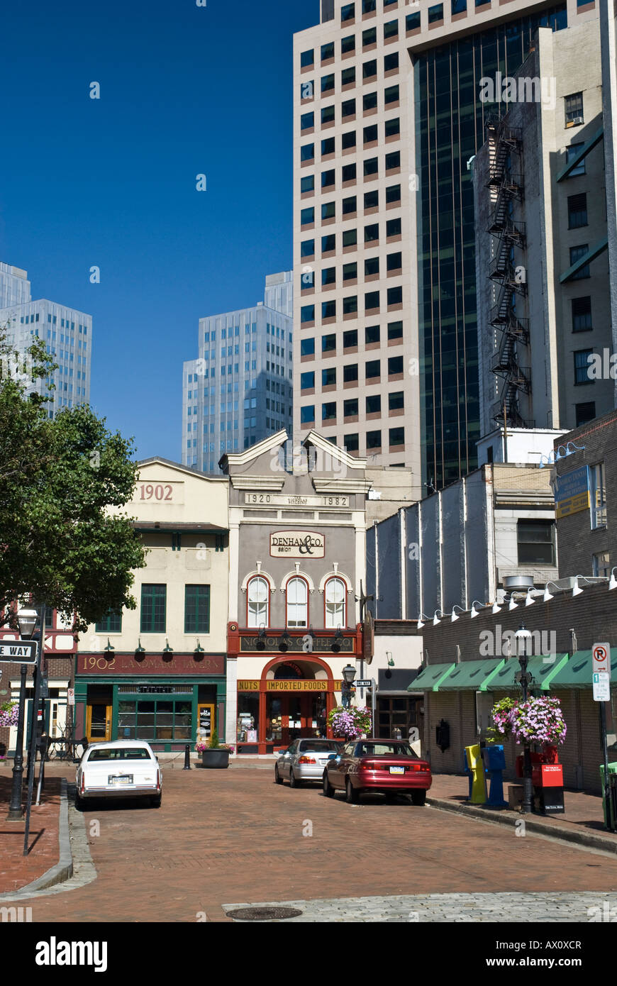 USA, Pennsylvania, Pittsburgh, Downtown/Golden Triangle area Stock ...