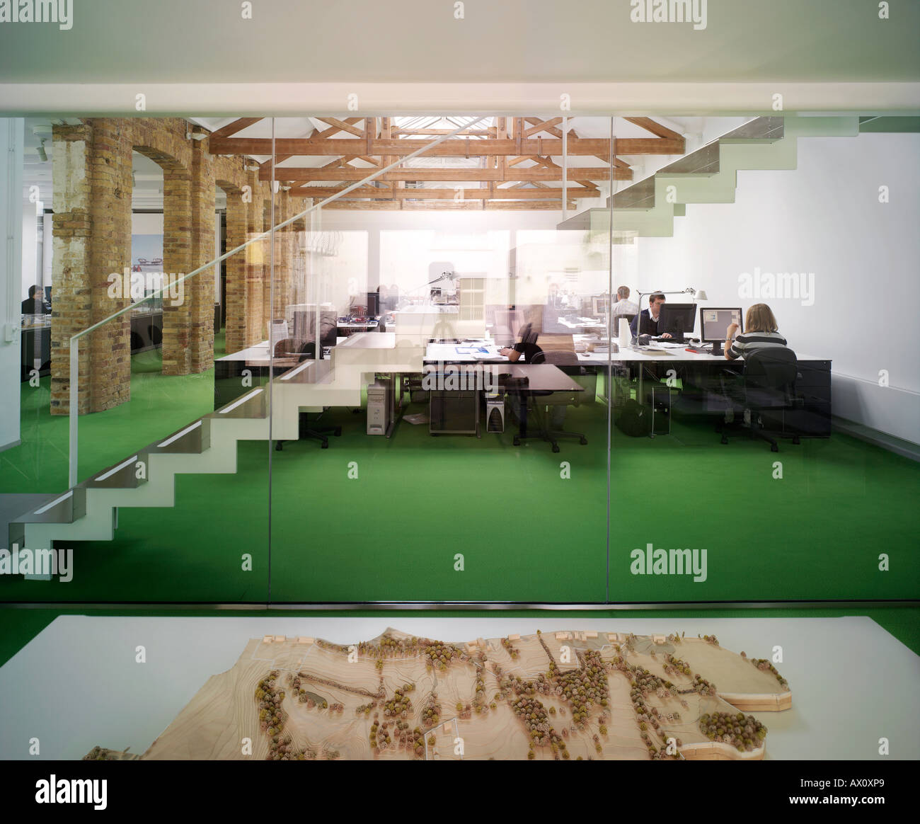 London studios map hi-res stock photography and images - Alamy