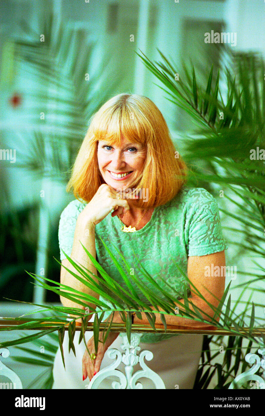 Actress Carol Cleveland who played all the female roles in the tv ...