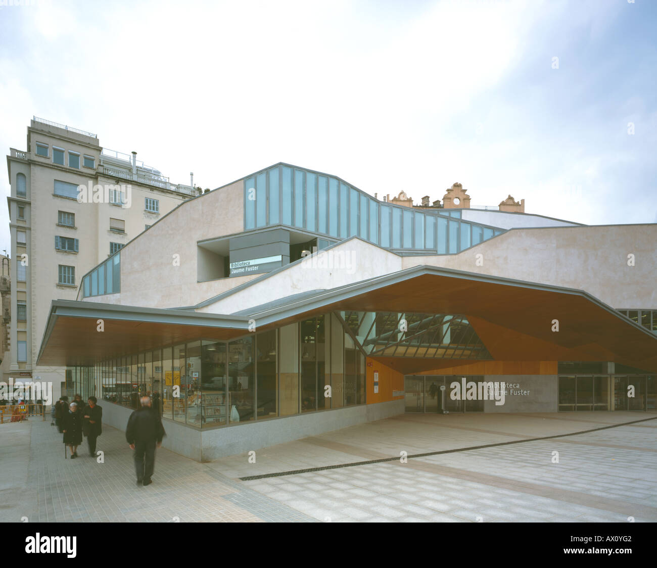 JAUME FUSTER LIBRARY, BARCELONA, SPAIN Stock Photo - Alamy