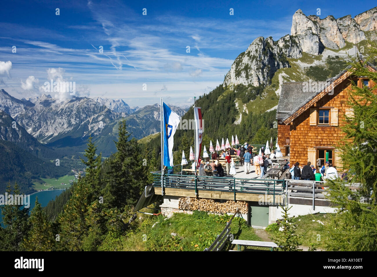 Erfurter Huette, Rofan Mountains, Achensee, Austria Stock Photo - Alamy