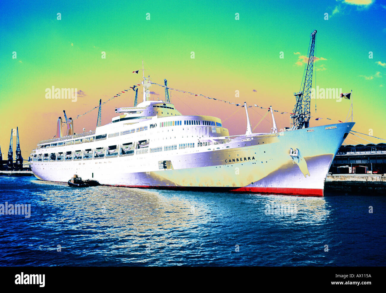 Cruise liner Canberra Southampton Docks Esoteric cruise ship by ...