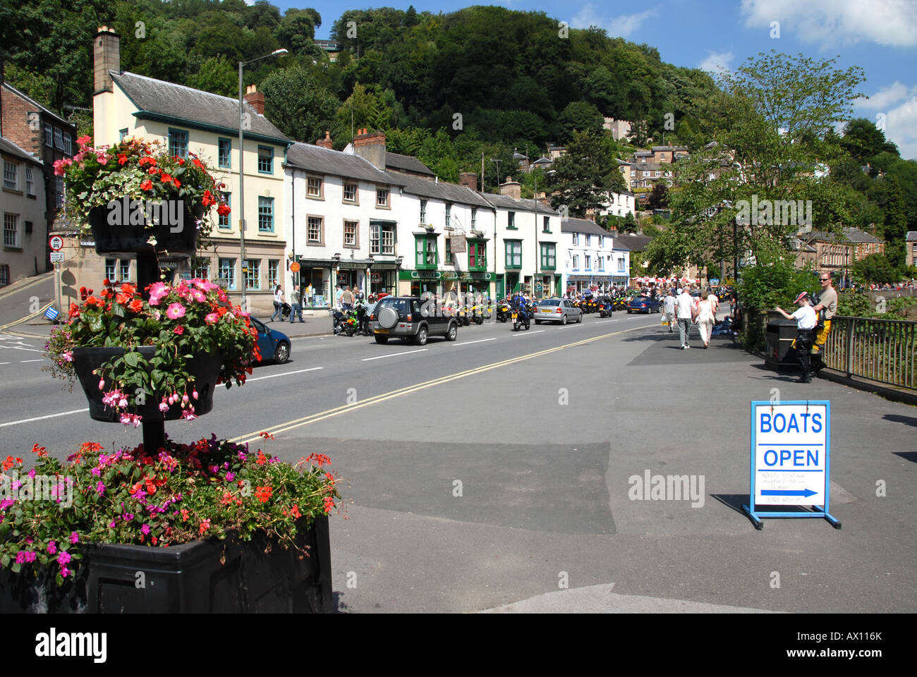 Matlock Bath in the Peak District National Park Derbyshire England ...