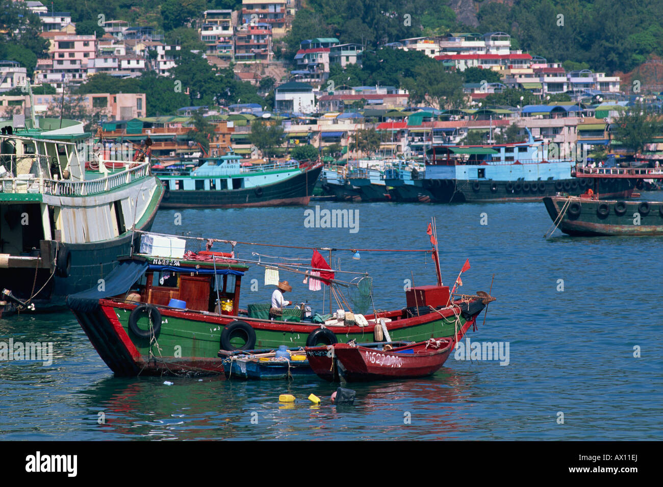 China, Hong Kong, Cheung Chau Island, Fishing Boats Stock Photo - Alamy