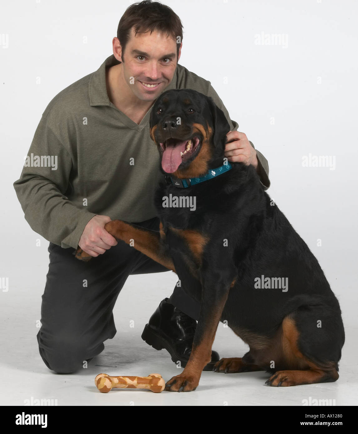Rottweiler man hi-res stock photography and images - Alamy