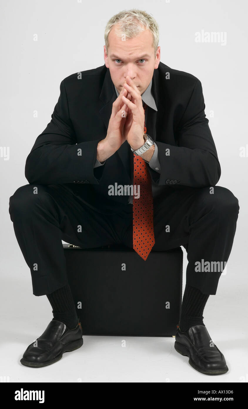 Man seated hi-res stock photography and images - Alamy