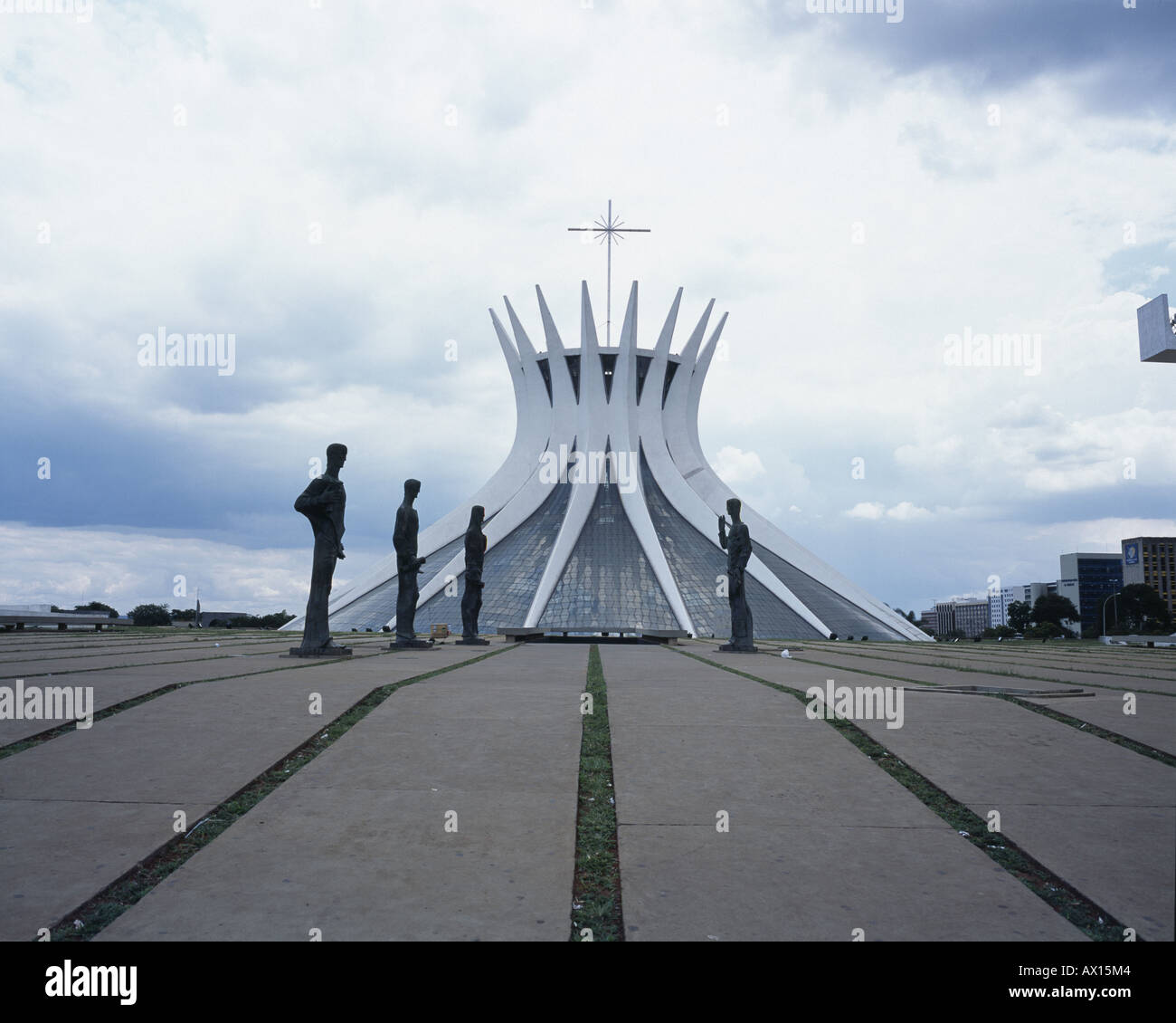 BRASILIA CATHEDRAL, BRASILIA, BRAZIL Stock Photo - Alamy