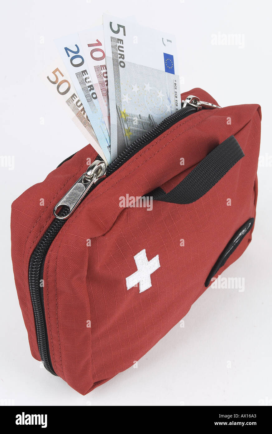 First aid bag Money BE 3 Stock Photo - Alamy