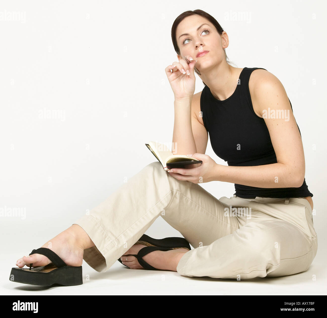 Book writer woman hi-res stock photography and images - Alamy