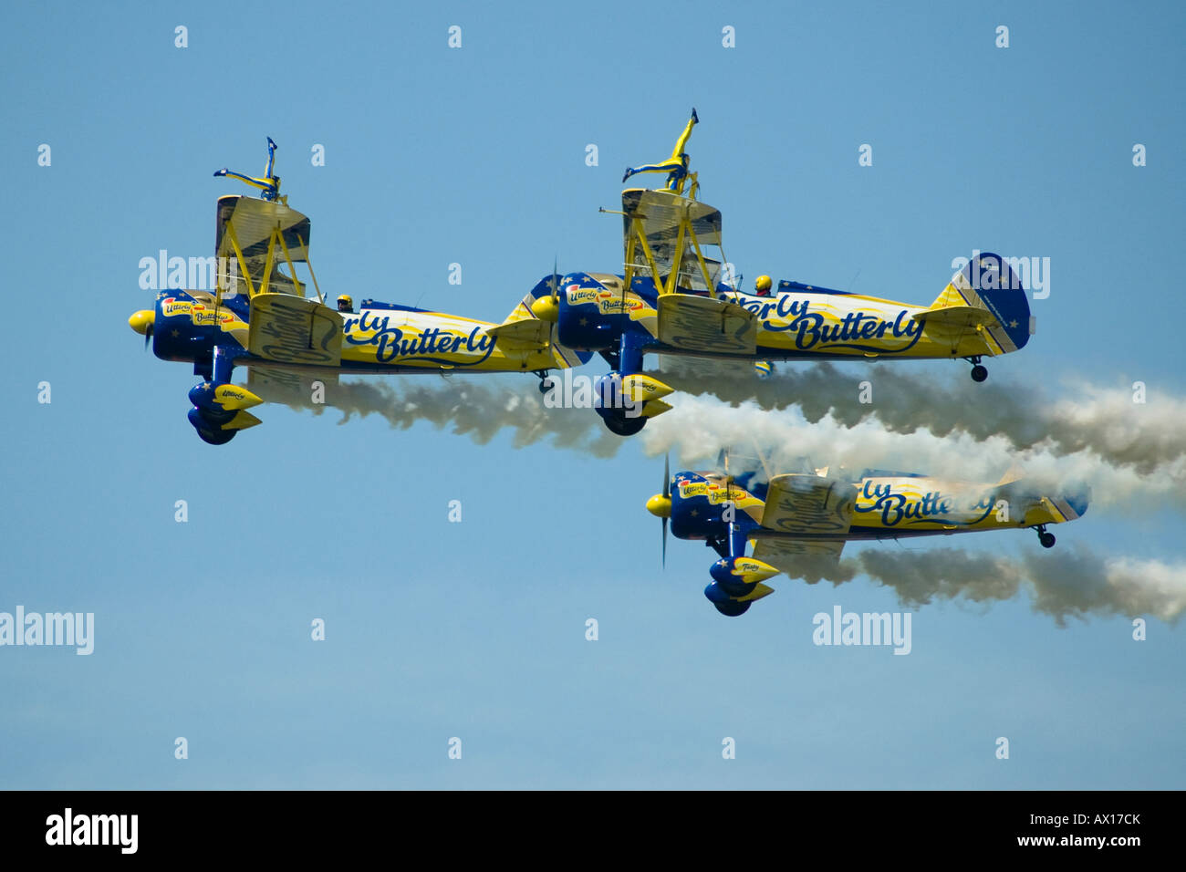 Airshow Utterly Butterly Stock Photo - Alamy