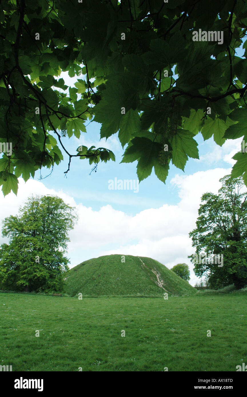 Castle Hill a medieval motte constructed within reinforced iron age ...