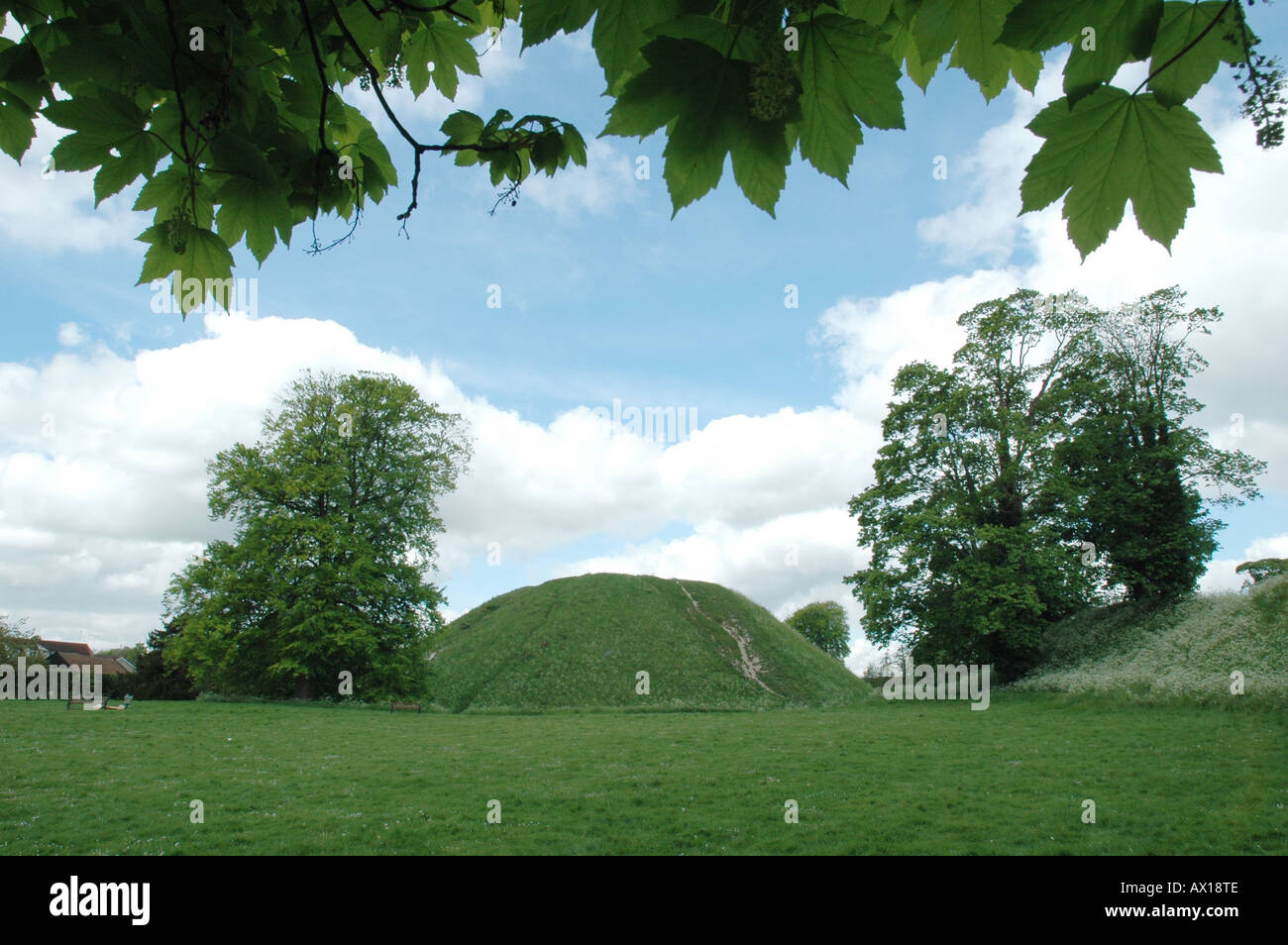 Castle Hill a medieval motte constructed within reinforced iron age ...