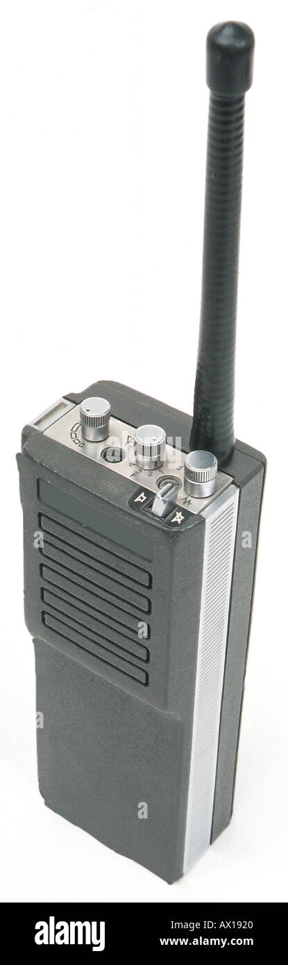 Two way radio handset hi-res stock photography and images - Alamy