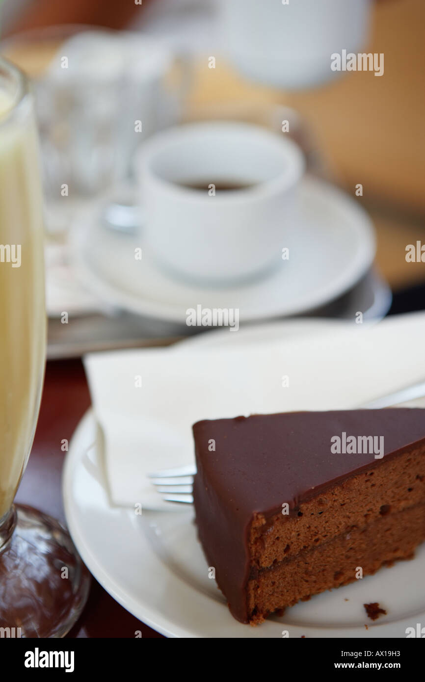 Sacher torte cafe hi-res stock photography and images - Alamy