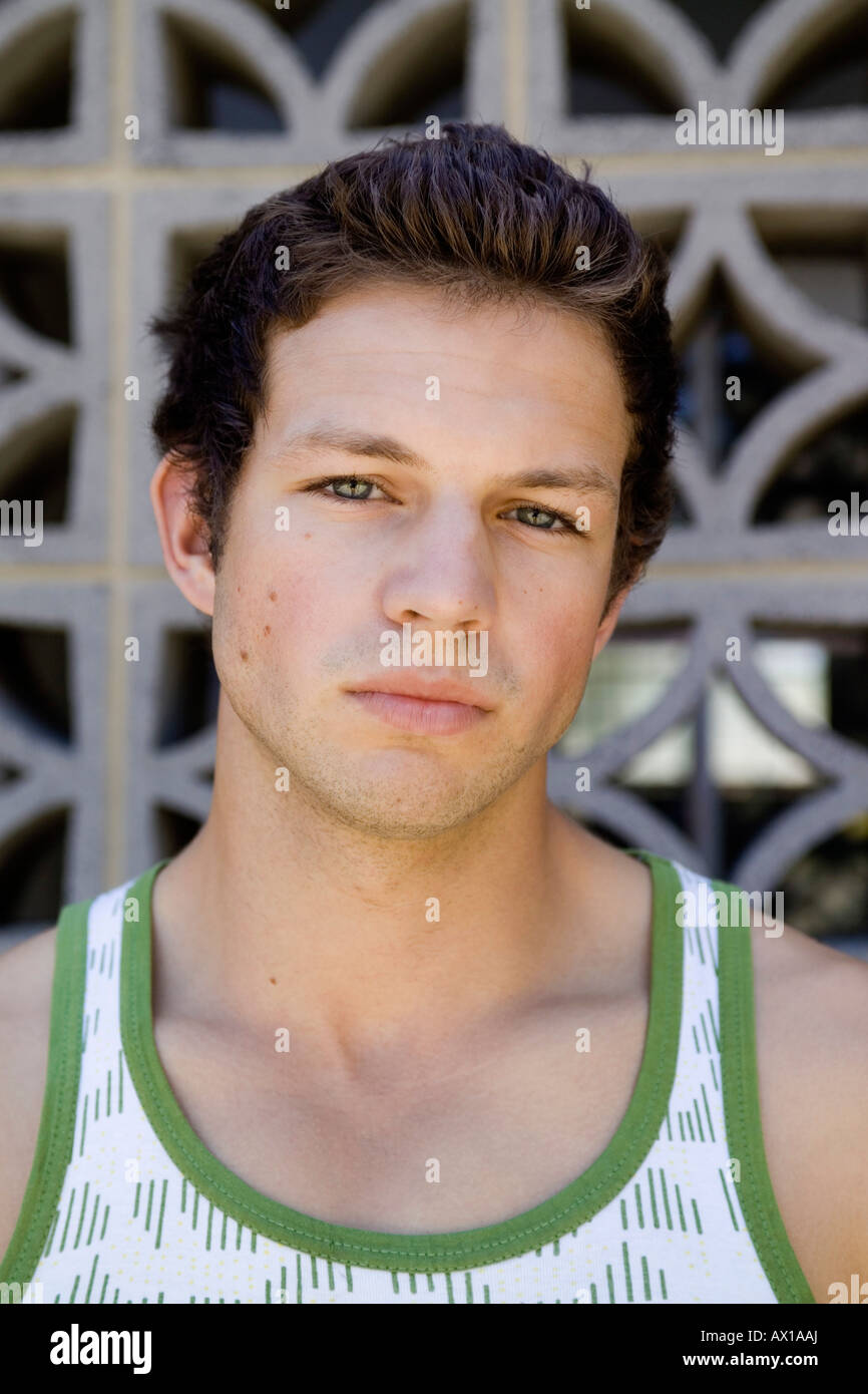 A portrait of a young adult man Stock Photo - Alamy