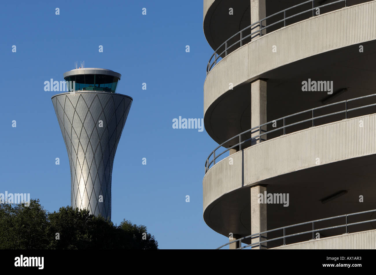 AIR TRAFFIC CONTROL TOWER, EDINBURGH, UK Stock Photo - Alamy