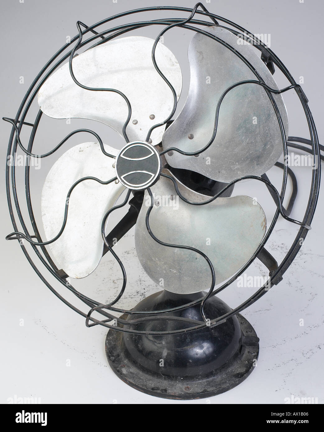 Antique metal fan Stock Photo - Alamy