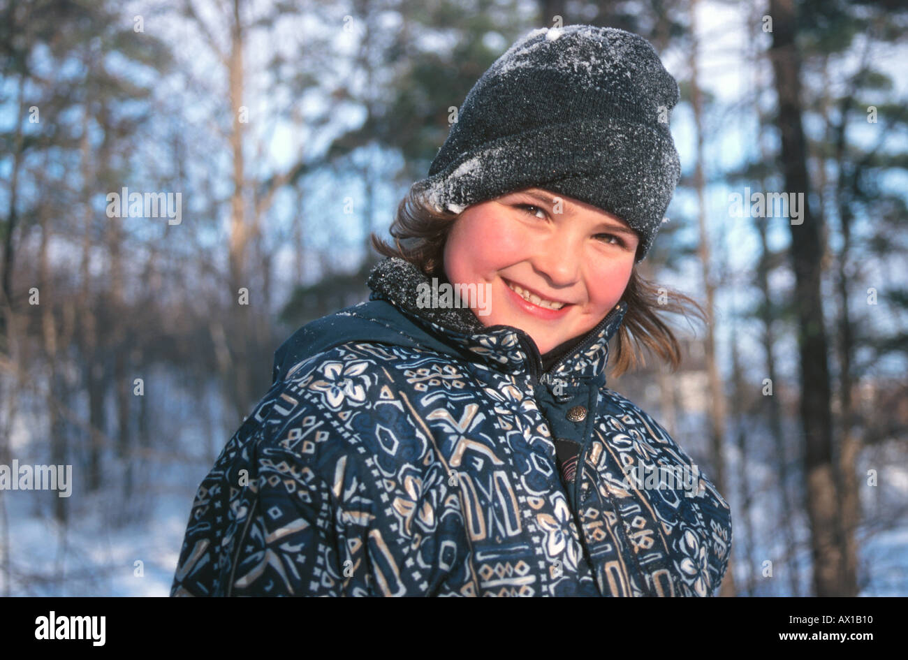 Girl and toque hi-res stock photography and images - Alamy