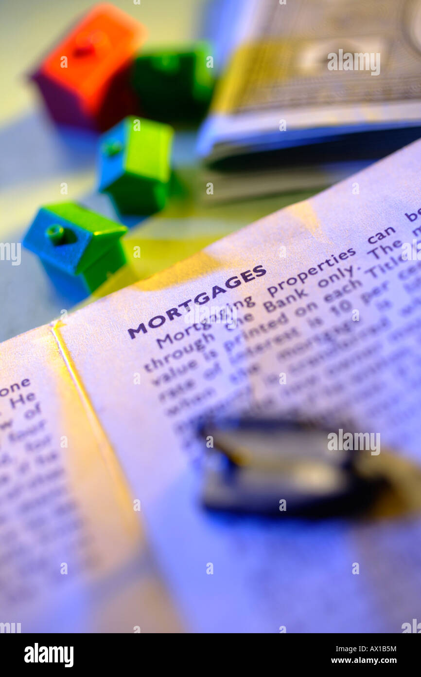 Monopoly Board Game, close up Stock Photo - Alamy