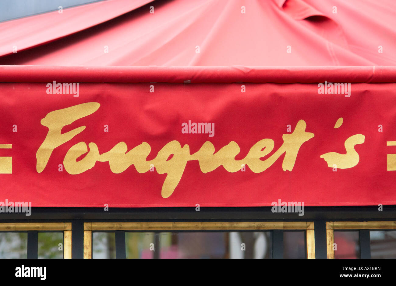 Fouquet s restaurant Champs Elysees Paris France Stock Photo - Alamy