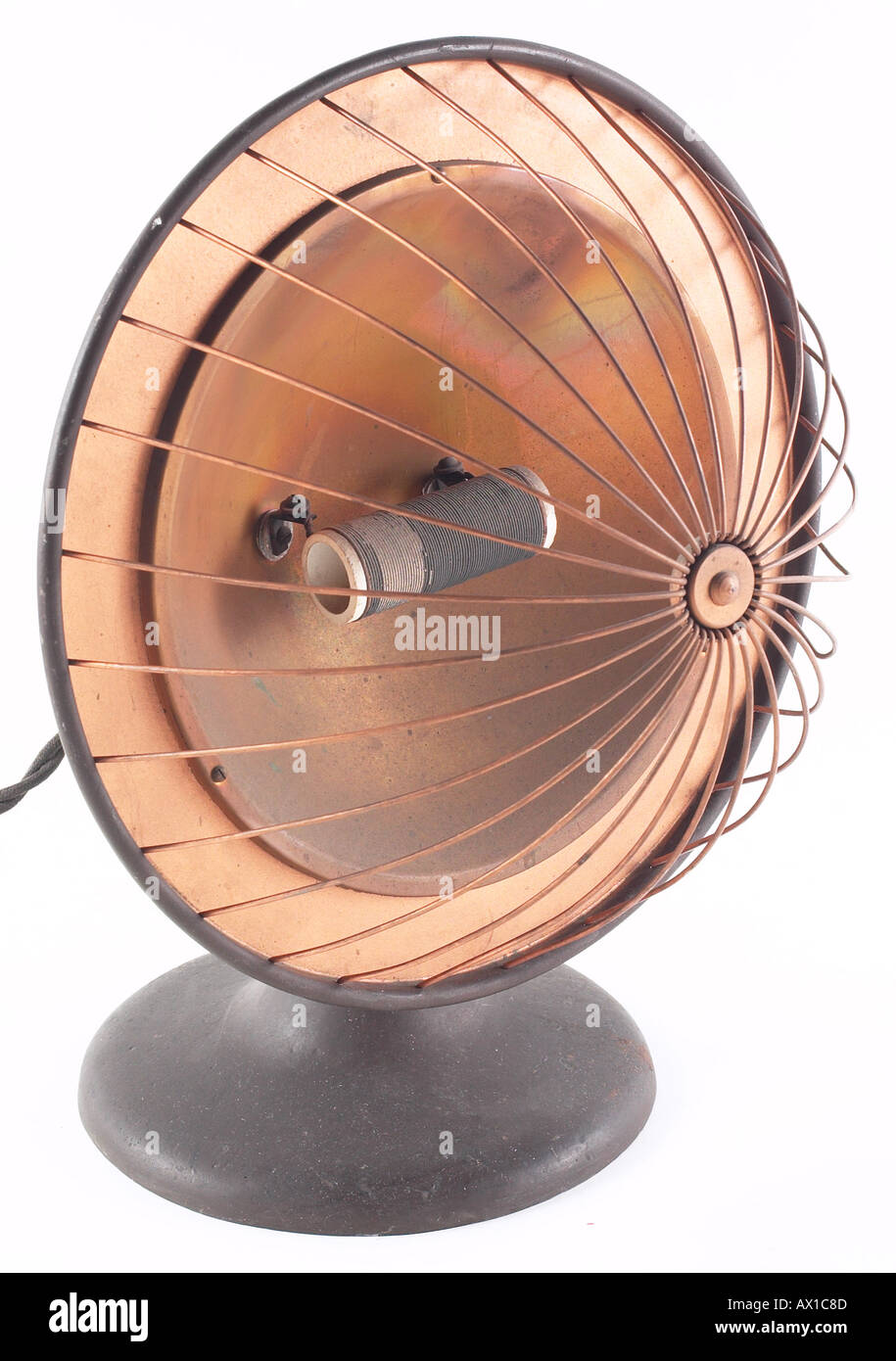 Gray metal lamp with wire cover L5 Stock Photo - Alamy