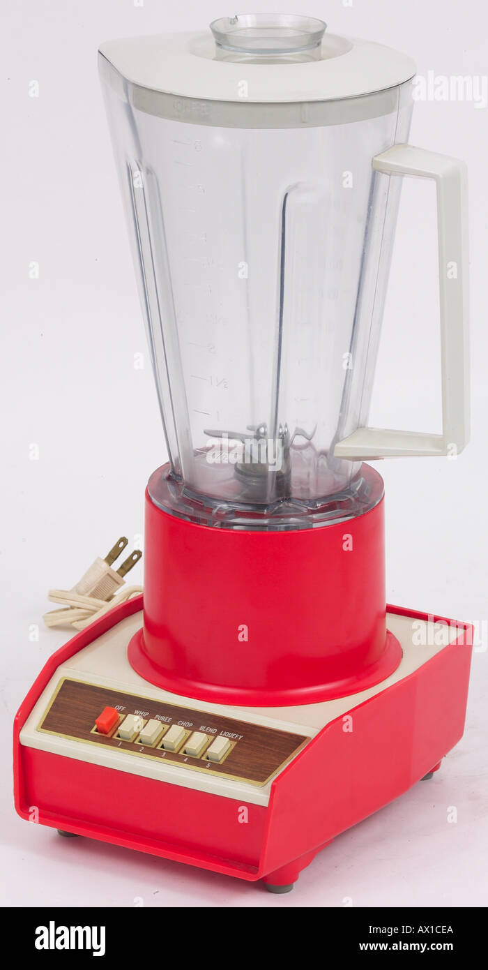 Red blender L2 Stock Photo - Alamy