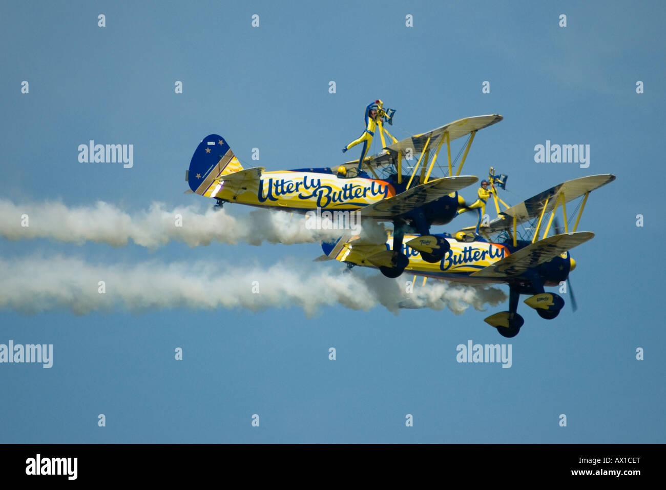Airshow Utterly Butterly Stock Photo - Alamy