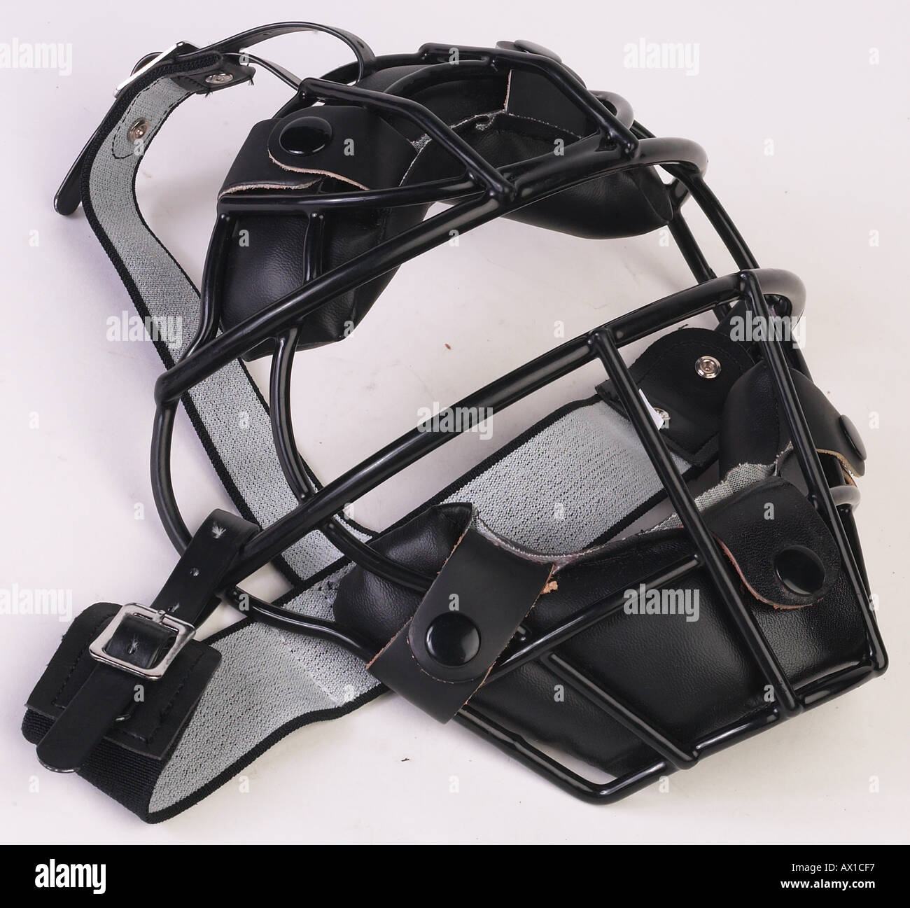 Black catcher s mask L2 Stock Photo - Alamy