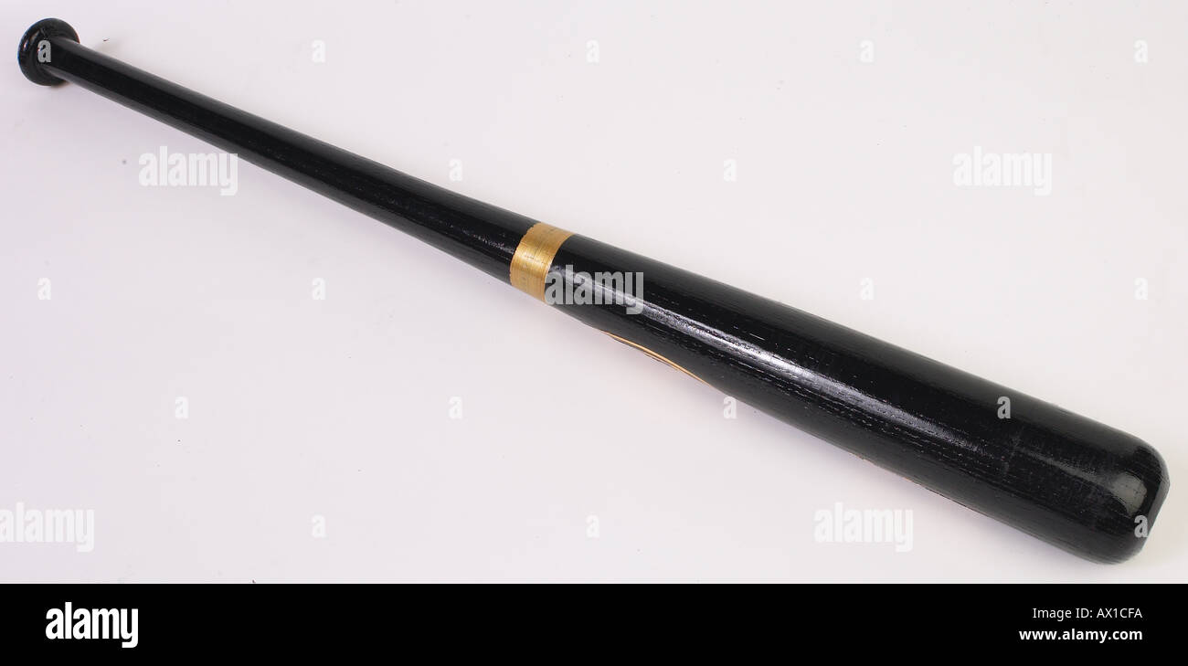 Black baseball bat Stock Photo - Alamy