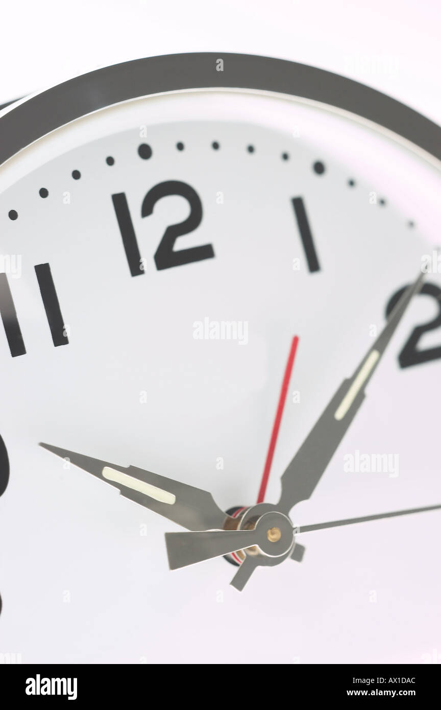 Stainless steel clock 1 Stock Photo - Alamy